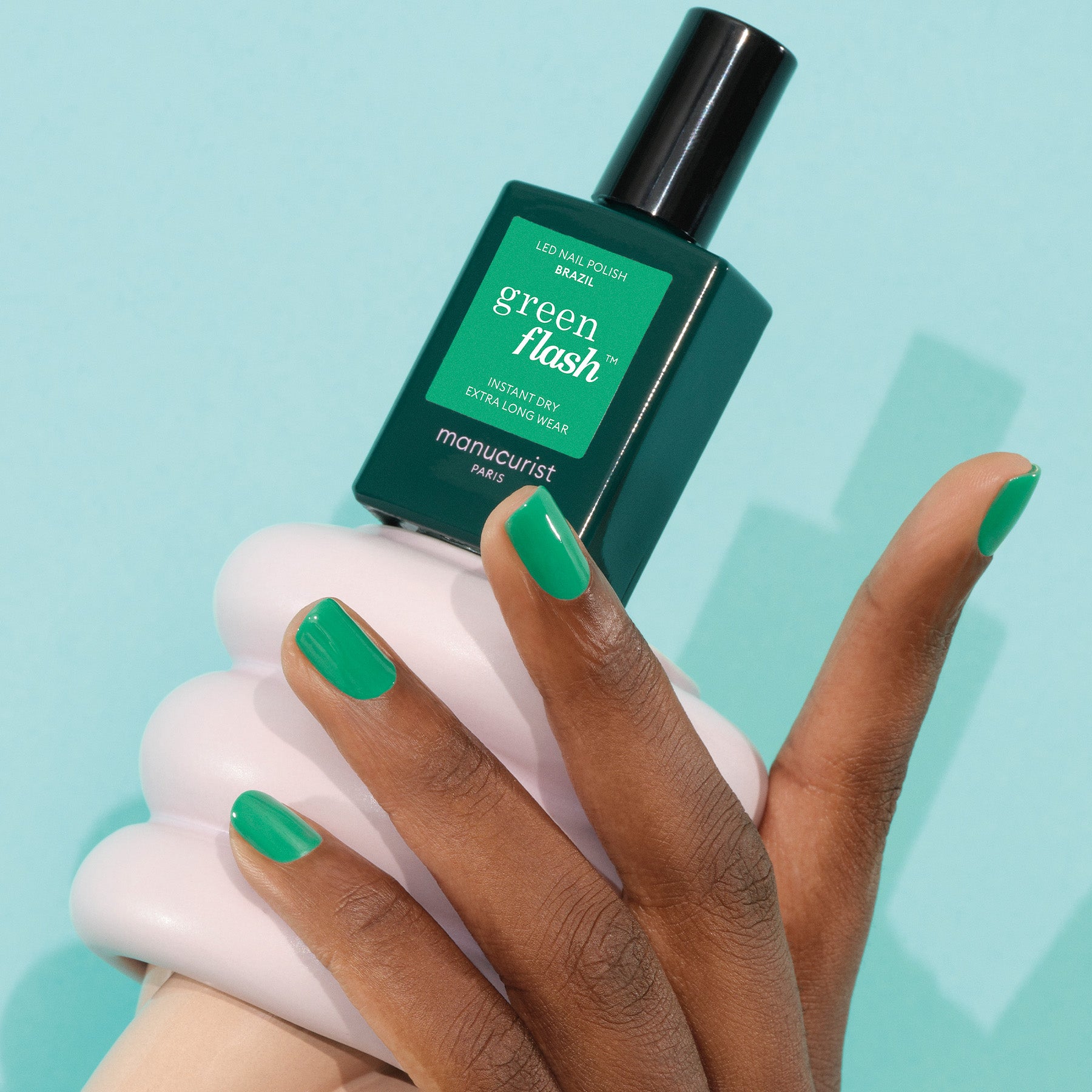 Electric green Gel nail polish - Brazil | Manucurist