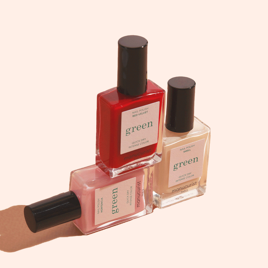 A pinkish beige nail polish Shell Beige - Green Range | Manucurist ...